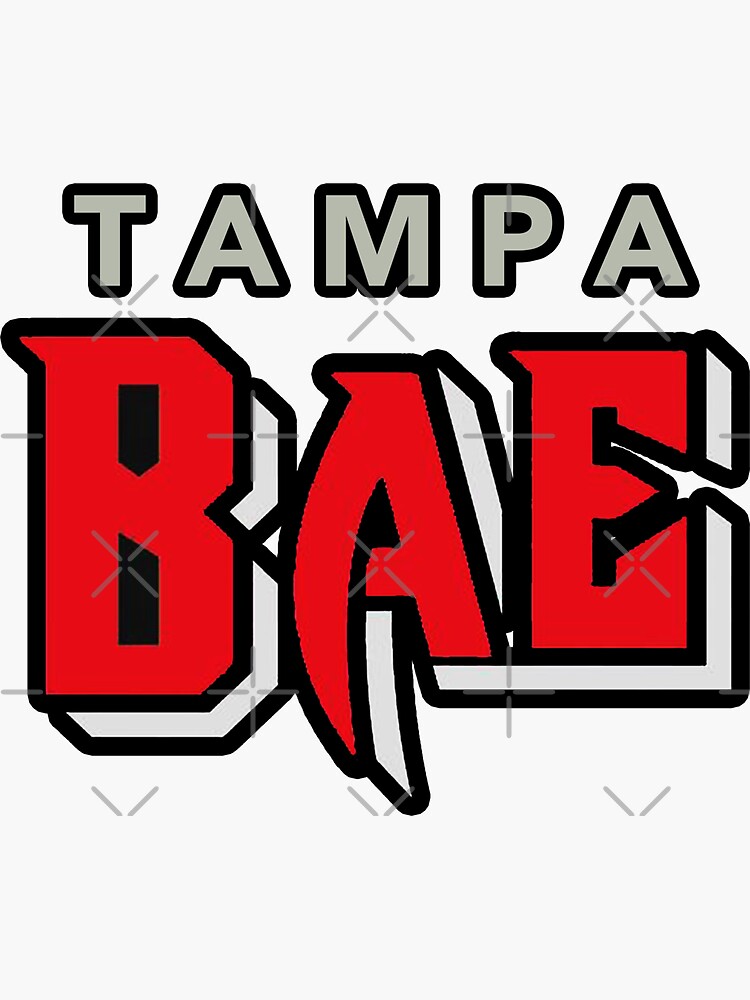 "TAMPA BAE FOOTBALL STICKER AND SHIRT " Sticker for Sale by ...