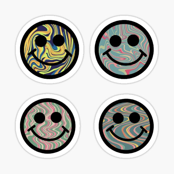 "Smiley face sticker pack" Sticker for Sale by samhn19 | Redbubble