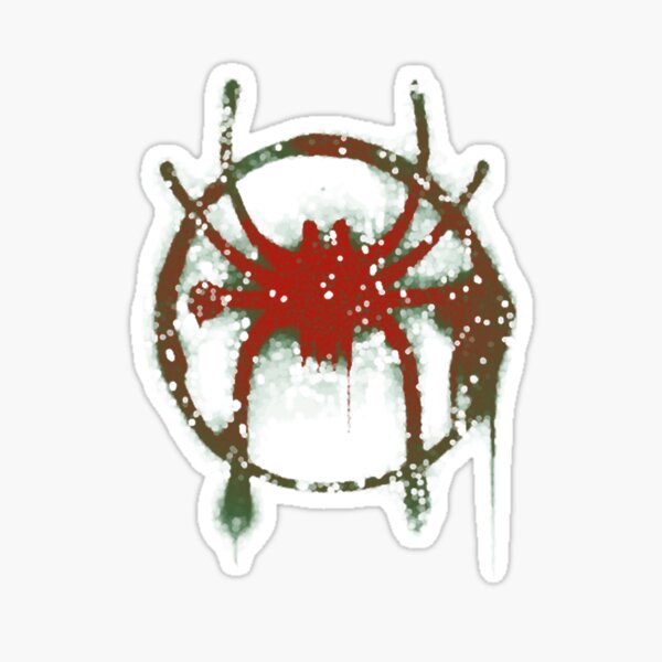 Pegatina «Miles Morales Spider Symbol-» de makankering | Redbubble