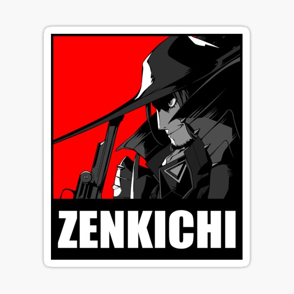 "Zenkichi Persona 5 Strikers" Sticker by Brianconnor | Redbubble