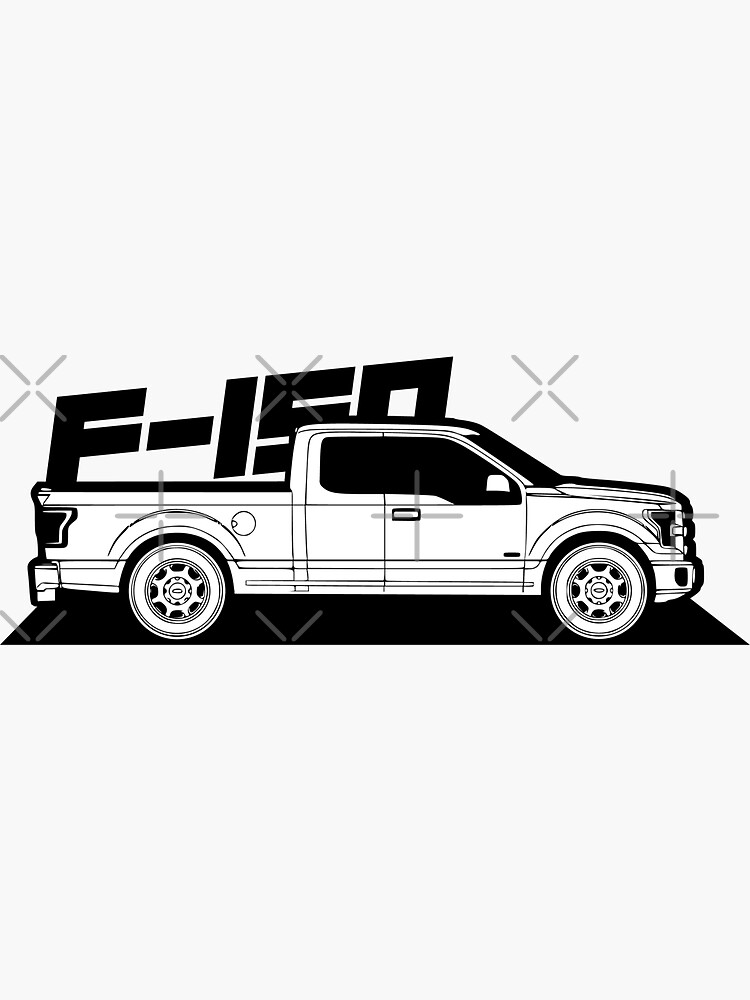"Ford F-150 Truck" Sticker for Sale by IssKa | Redbubble