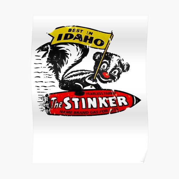 "Stinker Gas" Poster by CONSCIOUSWRITES | Redbubble
