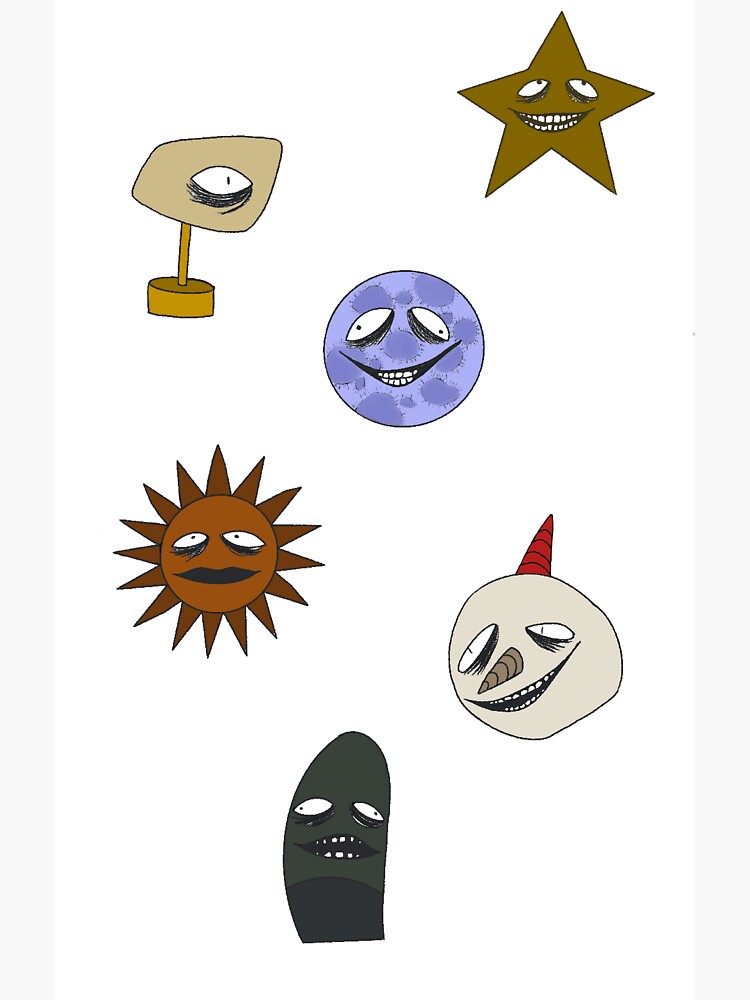 "Starboard Friends" Sticker for Sale by inexplicable | Redbubble