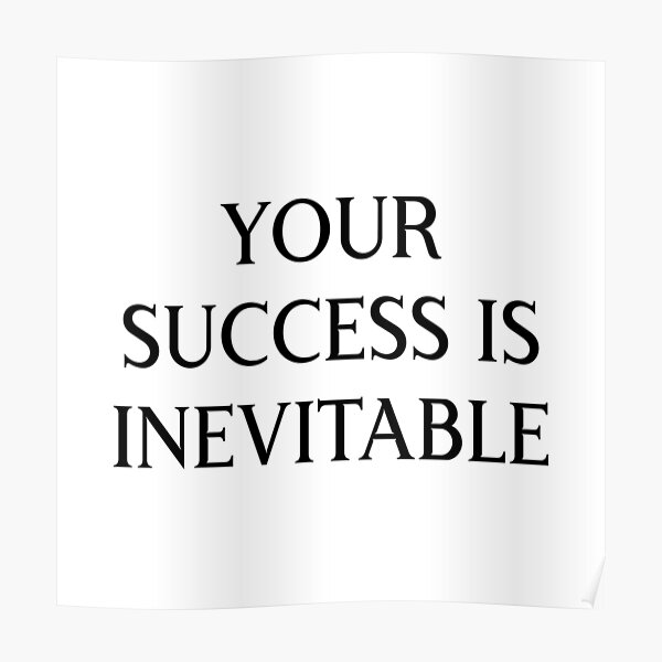 I Am Inevitable Posters | Redbubble