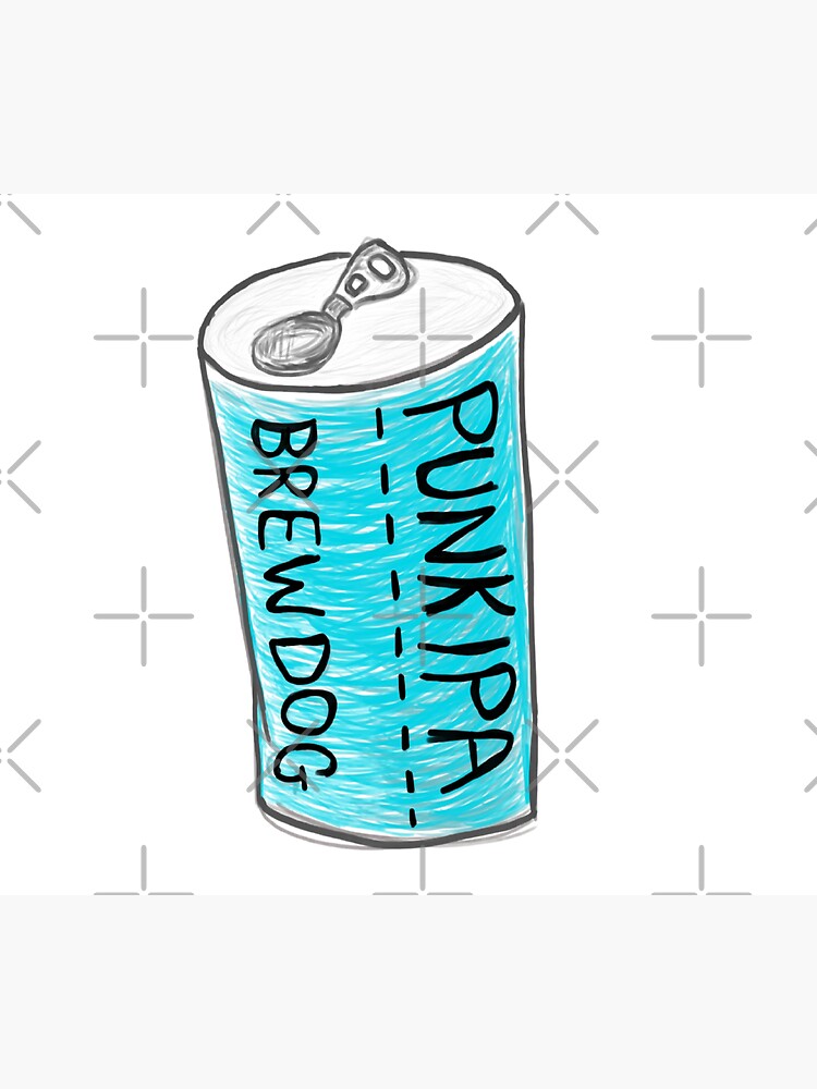 "BREWDOG - PUNK IPA " Sticker by pinkbutter | Redbubble