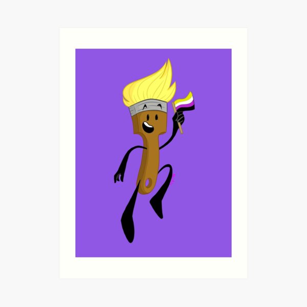 "Paintbrush Pride(Inanimate Insanity)" Art Print for Sale by ...