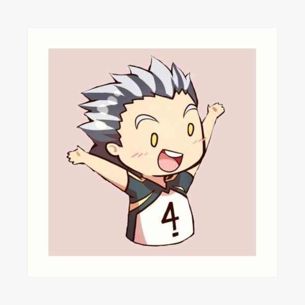 "Chibi Bokuto" Art Print for Sale by DaniYani | Redbubble