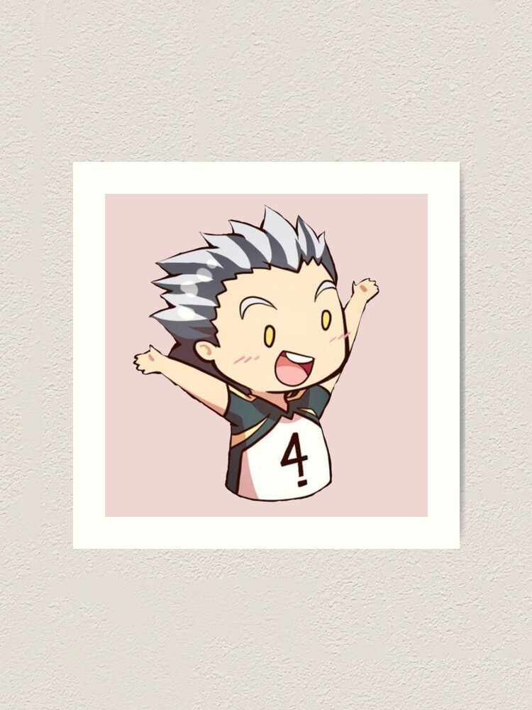 "Chibi Bokuto" Art Print for Sale by DaniYani | Redbubble