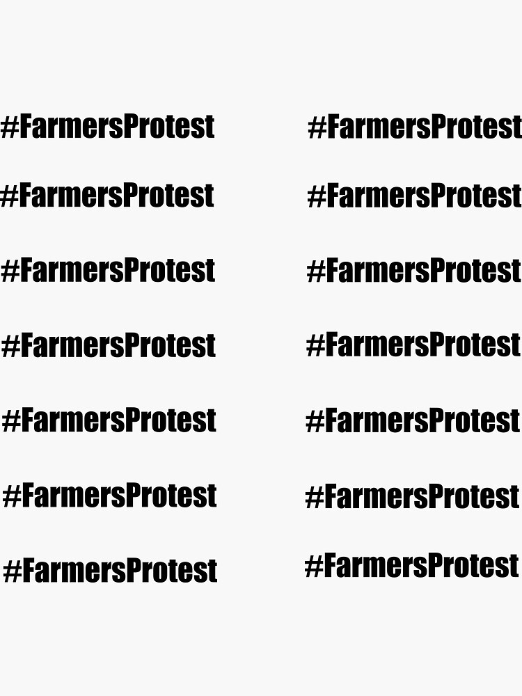 "Farmers Protest - I Stand With Farmers Sticker Pack" Sticker by ...
