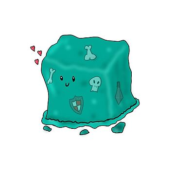 "Gelatinous Cube - Cute DND Cartoon" Tote Bag for Sale by cairoa ...
