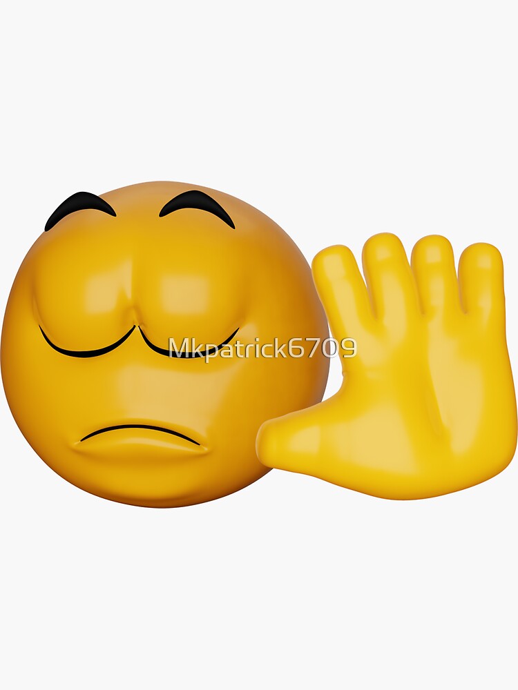 "Ignore Emoji male left facing" Sticker for Sale by Mkpatrick6709 ...