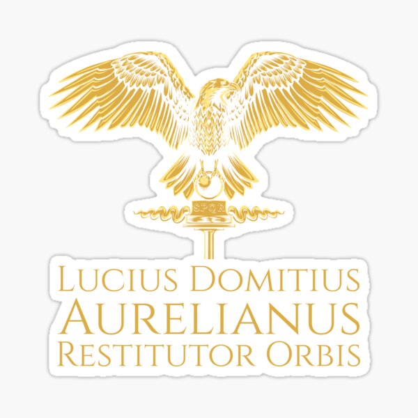 "Ancient Roman Emperor Aurelian - Restitutor Orbis - History" Sticker ...