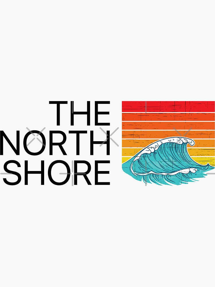 "The North Shore Hawaii Sticker" Sticker by fbaze2 | Redbubble