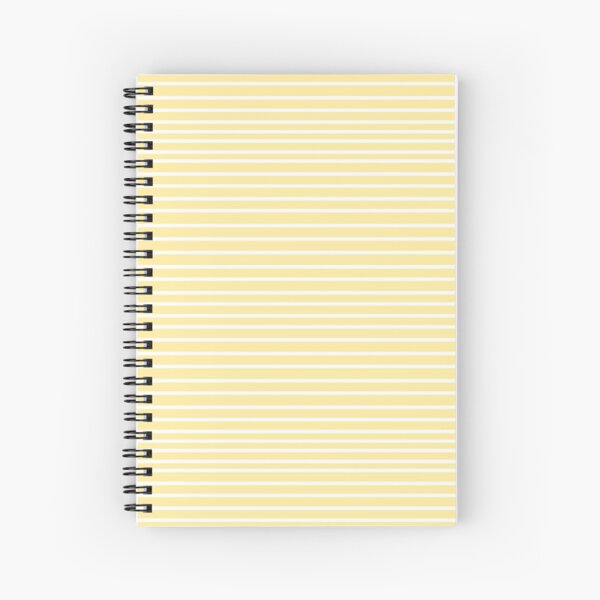 "cute yellow and white horizontal stripe patten" Journal for Sale by ...