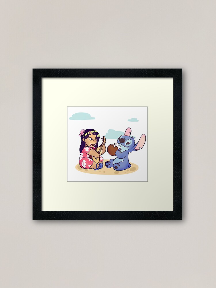 "Lilo and Stitch" Framed Art Print for Sale by socialllama | Redbubble