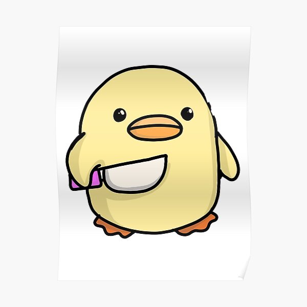 Póster «Pato con el cuchillo | Eva Kiseleva» de Ennigris | Redbubble