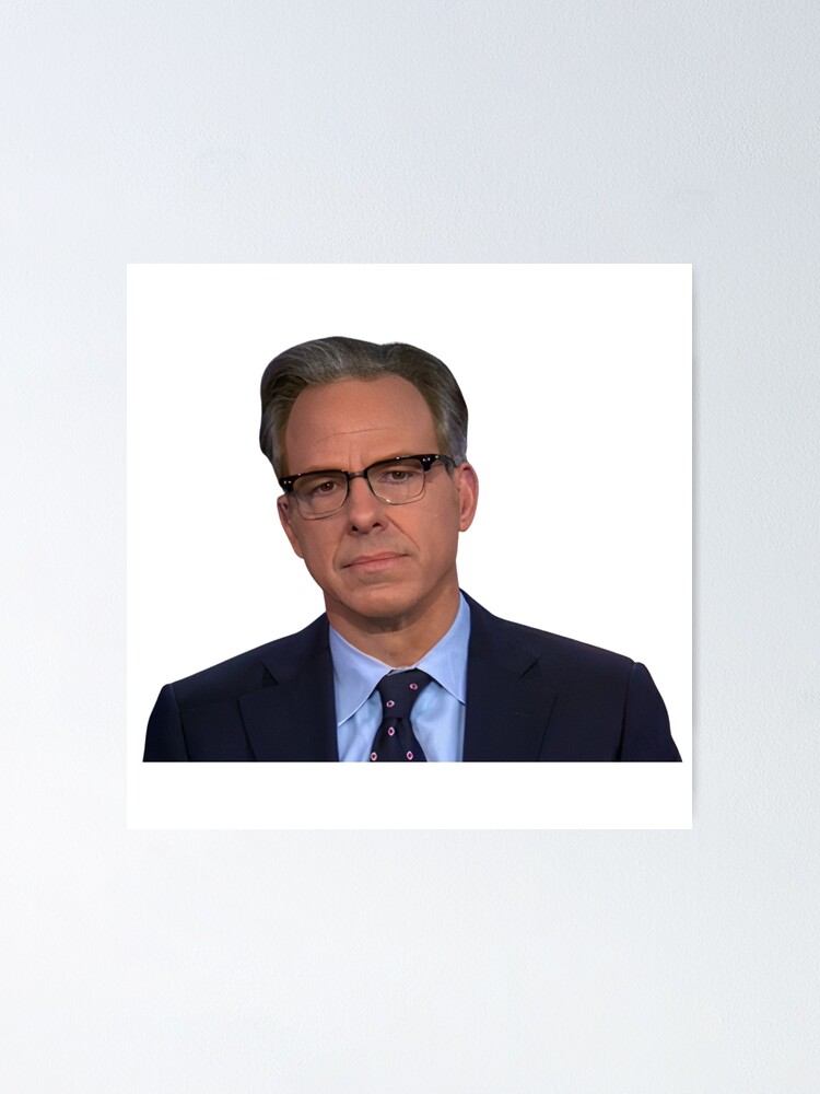"Jake Tapper Wearing Glasses" Poster for Sale by filastrocca | Redbubble