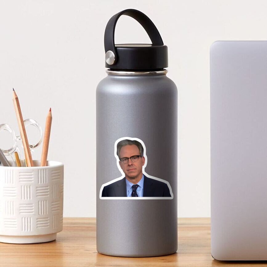 "Jake Tapper Wearing Glasses" Sticker for Sale by filastrocca | Redbubble