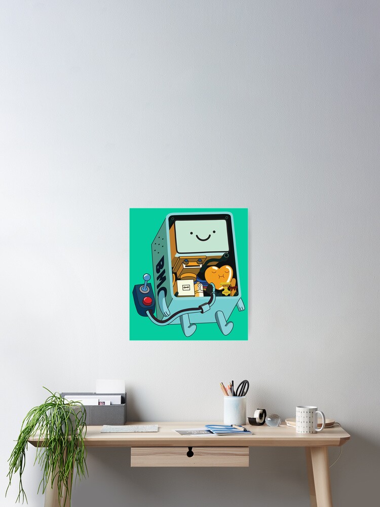 "BMO inside" Poster for Sale by plushism | Redbubble