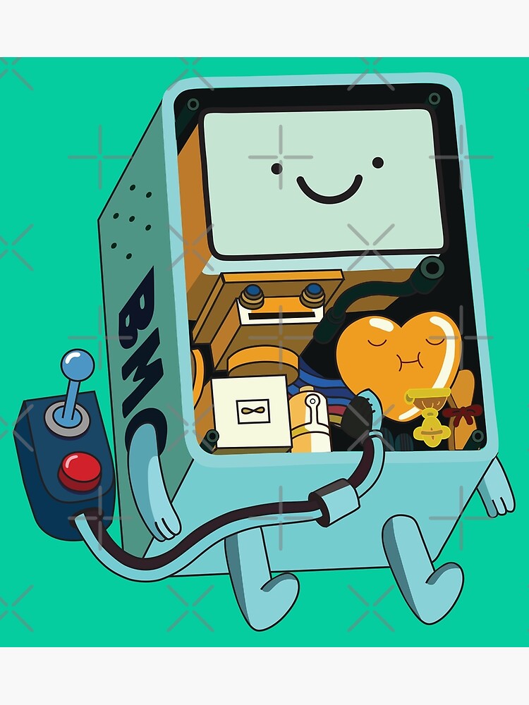 "BMO inside" Poster for Sale by plushism | Redbubble