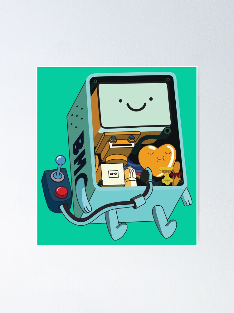 "BMO inside" Poster for Sale by plushism | Redbubble