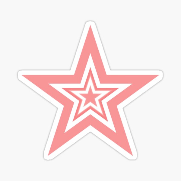 "Pink Star" Sticker for Sale by Passengers | Redbubble