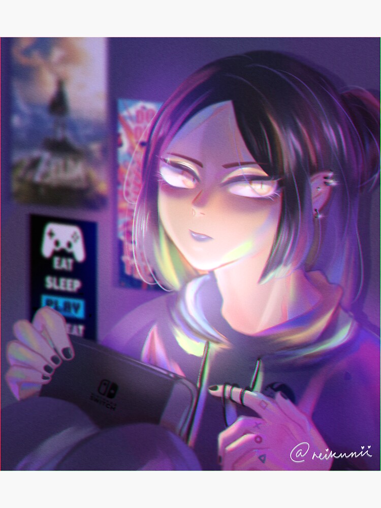 "Kenma Kozume (Purple Theme)" Sticker by Reikuni | Redbubble
