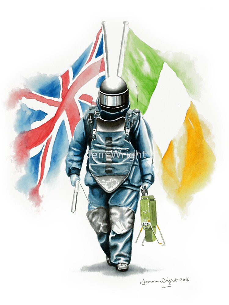 "EOD Operator - Northern Ireland" T-shirt by jemwrightart | Redbubble