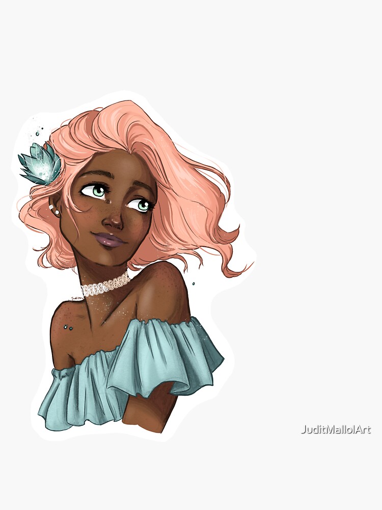 "Breeze" Sticker for Sale by JuditMallolArt | Redbubble