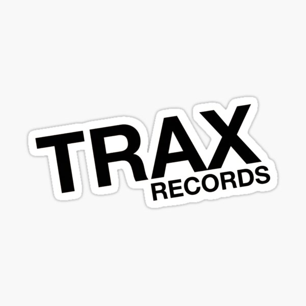 "Trax Records" Sticker for Sale by RaveRevival | Redbubble