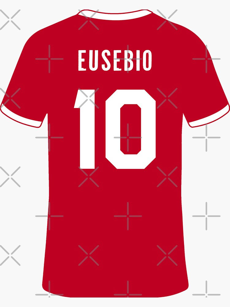 "Eusebio Jersey" Sticker for Sale by slawisa | Redbubble
