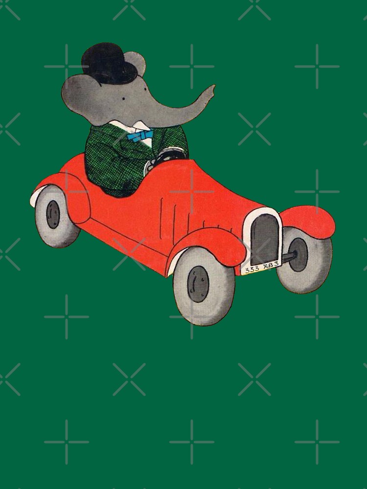 "Babar the elephant" T-shirt for Sale by nostalgia-kids | Redbubble ...