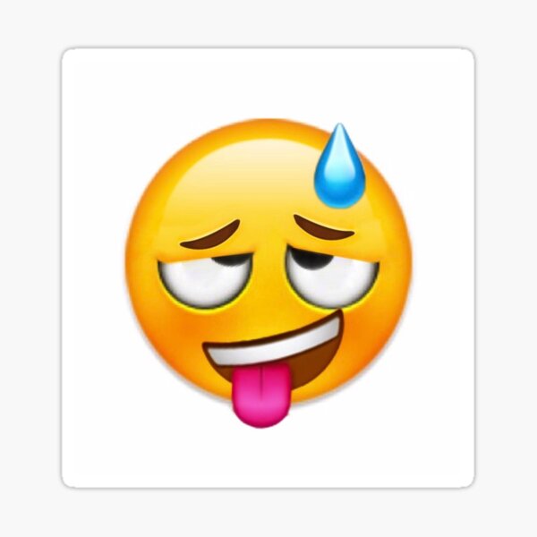 "uwu cringe emoji" Sticker for Sale by kl7h | Redbubble