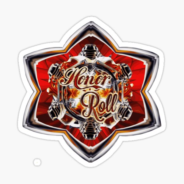 "Honor roll" Sticker by Himdilly | Redbubble