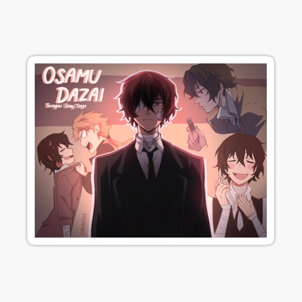 "Osamu Dazai" Sticker for Sale by Creantzy | Redbubble