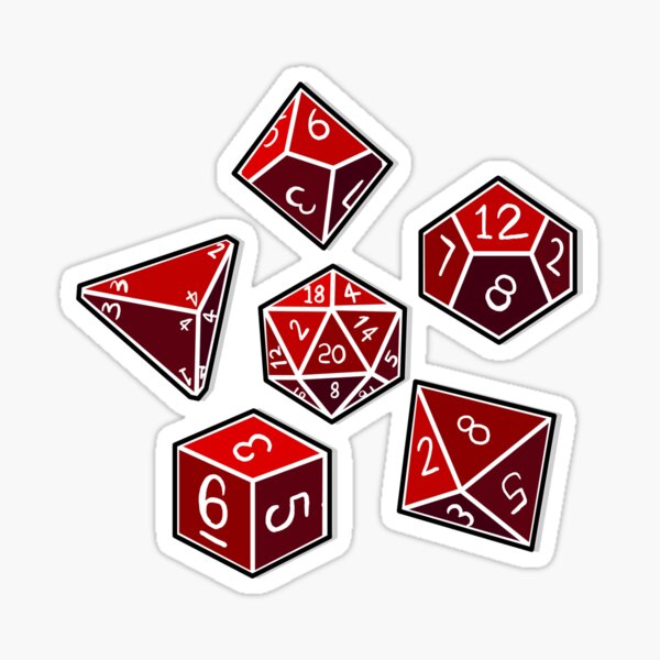 Dice Stickers | Redbubble