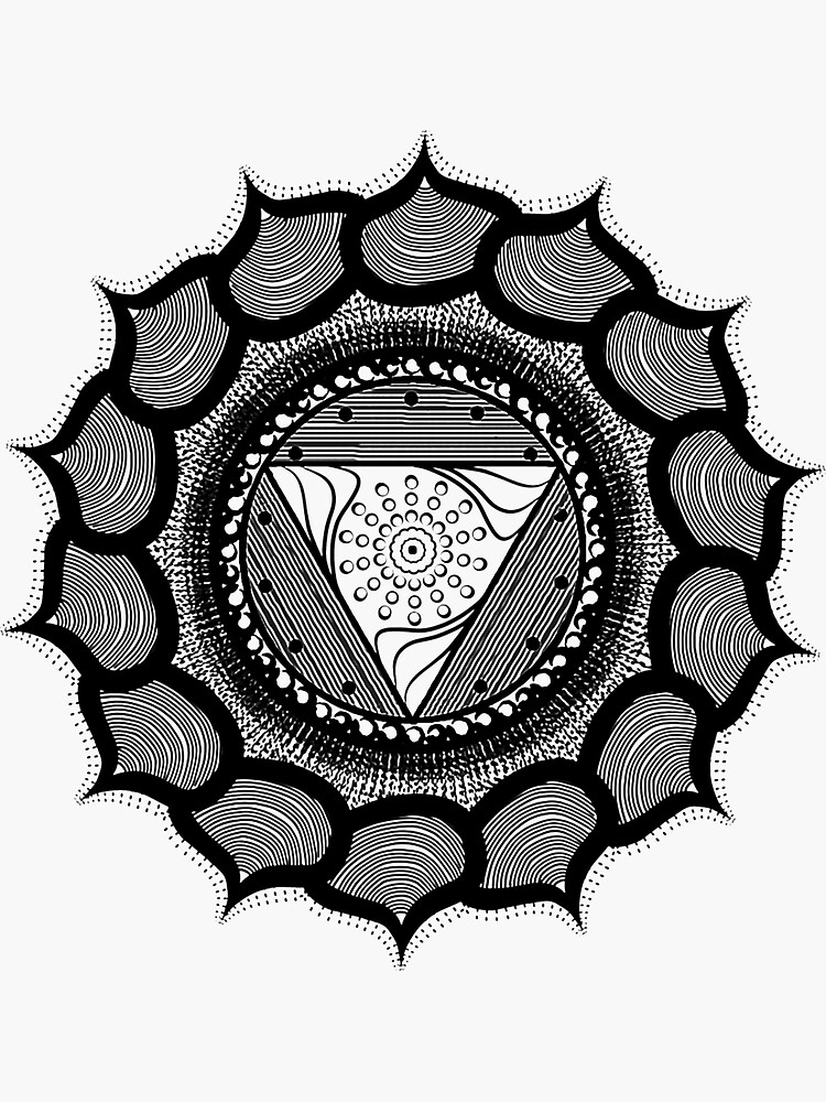"Throat Chakra" Sticker for Sale by KansoOfficial | Redbubble