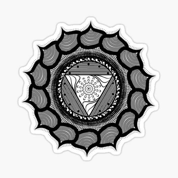 "Throat Chakra" Sticker for Sale by KansoOfficial | Redbubble
