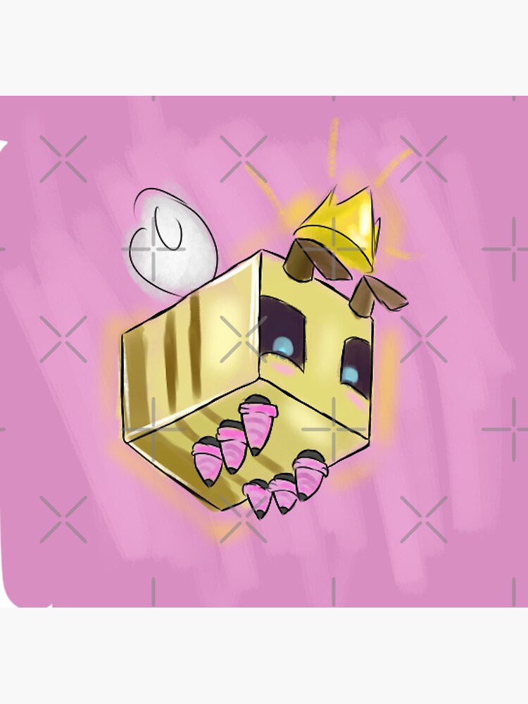 "Minecraft Queen Bee Art" Photographic Print by JoeMahoney | Redbubble