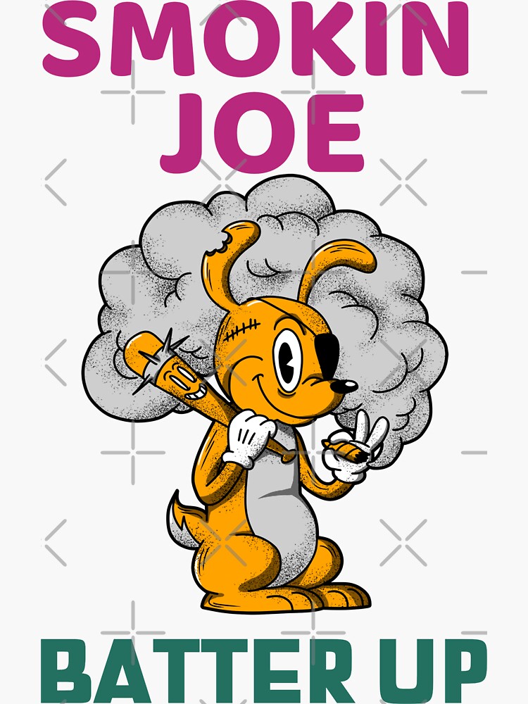 "Smokin Joe at the Mound" Sticker for Sale by John-Byrne | Redbubble