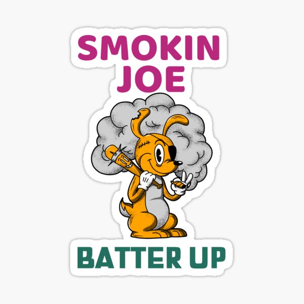 "Smokin Joe at the Mound" Sticker for Sale by John-Byrne | Redbubble