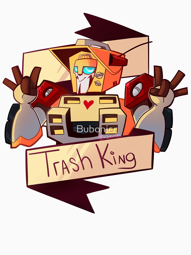 "Trash King" T-shirt for Sale by Bubonicc | Redbubble | wreck gar t ...