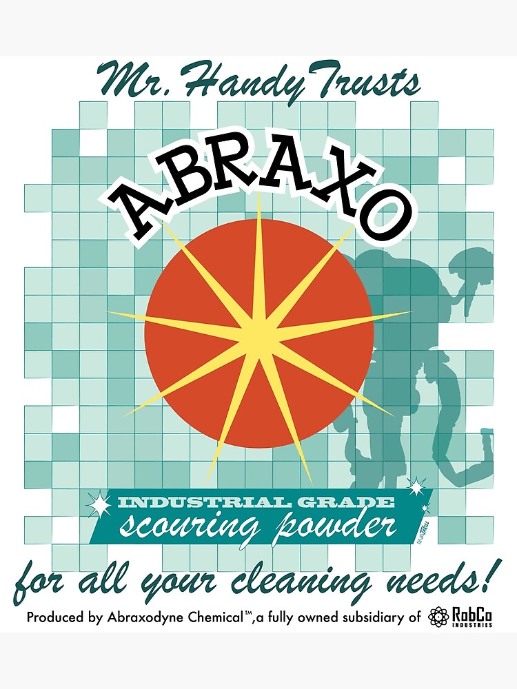 "Abraxo Ad" Poster by Rivathrill | Redbubble
