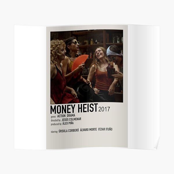 "money heist minimalist polaroid" Poster for Sale by jayathomas | Redbubble