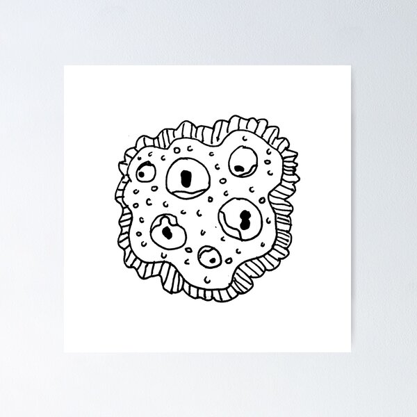 "Alien Amoeba" Poster for Sale by herb-the-alien | Redbubble
