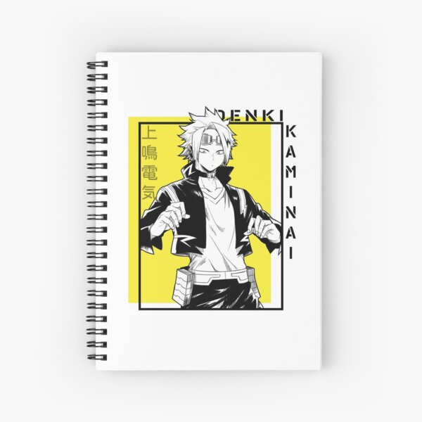"Denki kaminari,my hero academia,plus ultra,mha,anime" Spiral Notebook ...