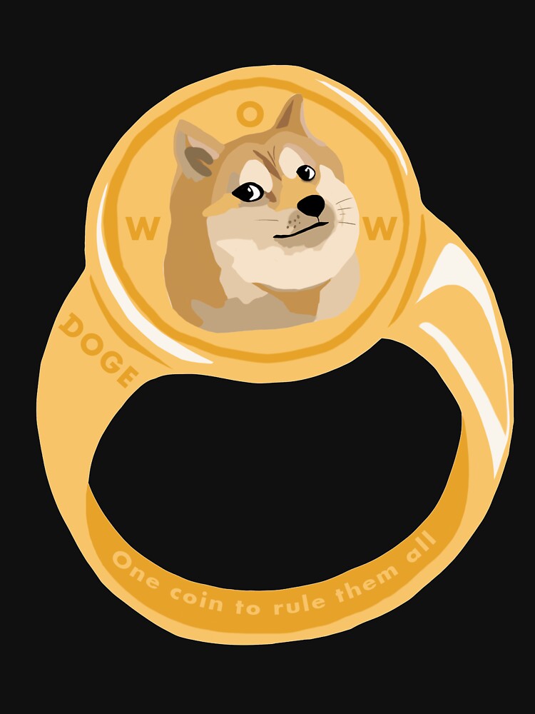 "Doge Ring" T-shirt for Sale by PopularTheory | Redbubble | doge t ...