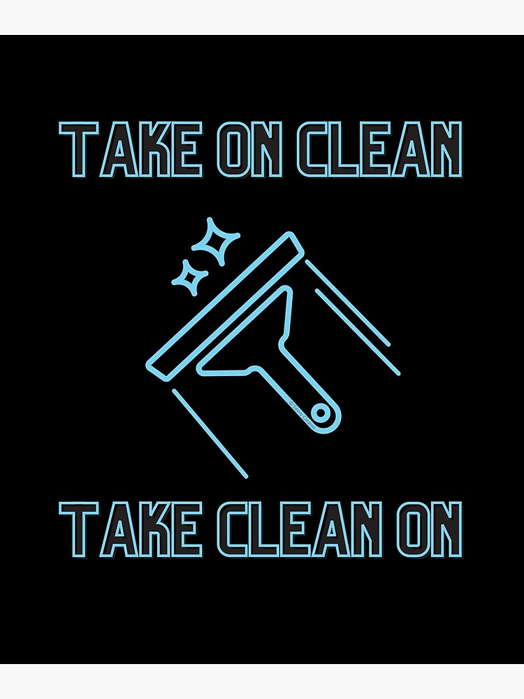 Poster for Sale avec l'œuvre « Humour de nettoyage de vitres avec ...