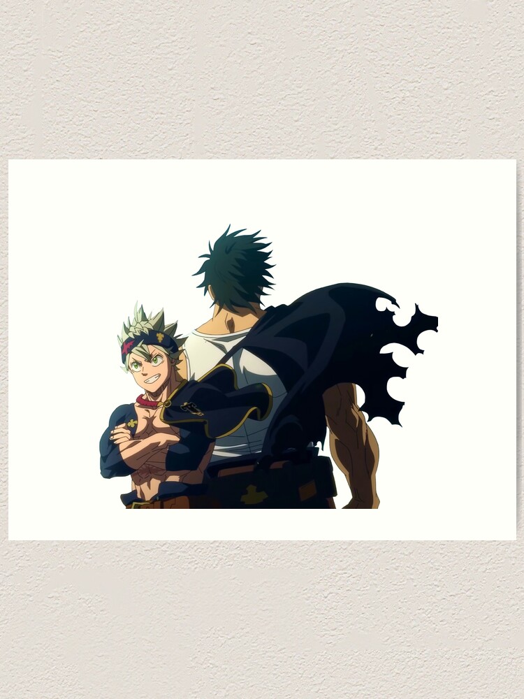 "Asta and Yami Sukehiro - Student and Teacher | Black Clover Anime" Art ...