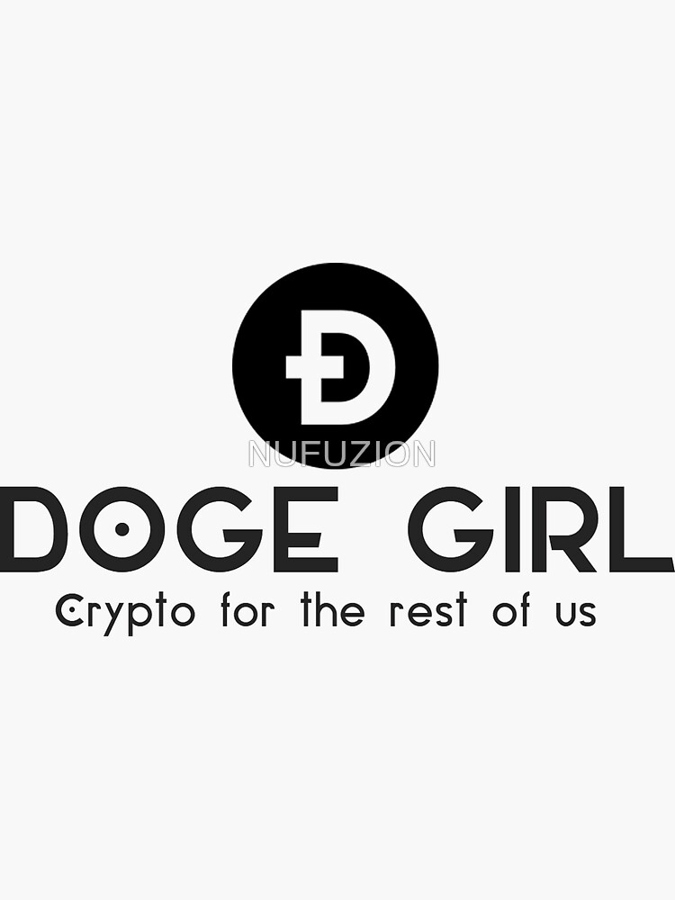 "Doge girl" Sticker for Sale by NUFUZION | Redbubble